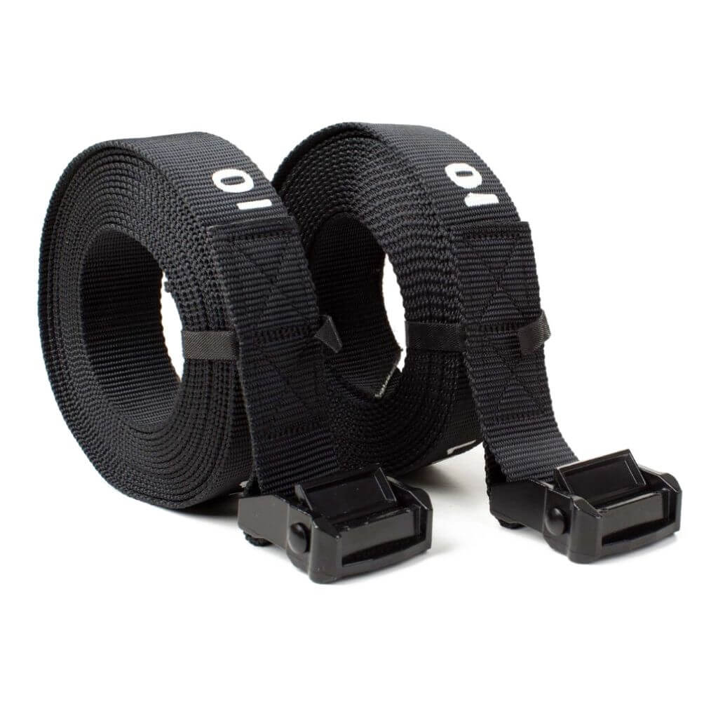 Correas para anillas de gimnasia de nailon con hebillas de cierre rápido